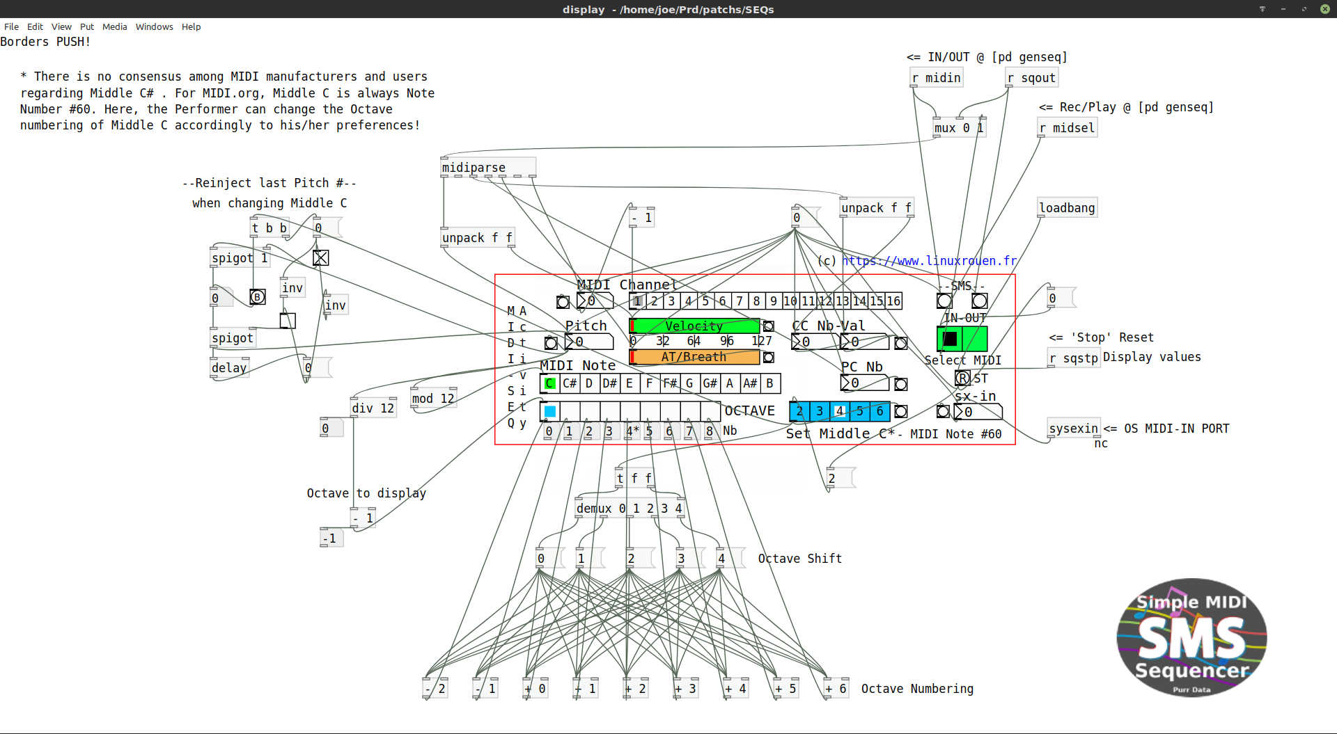 Simple MIDI Sequencer (SMS) v.0.2.7 with Audio capability (cross ...